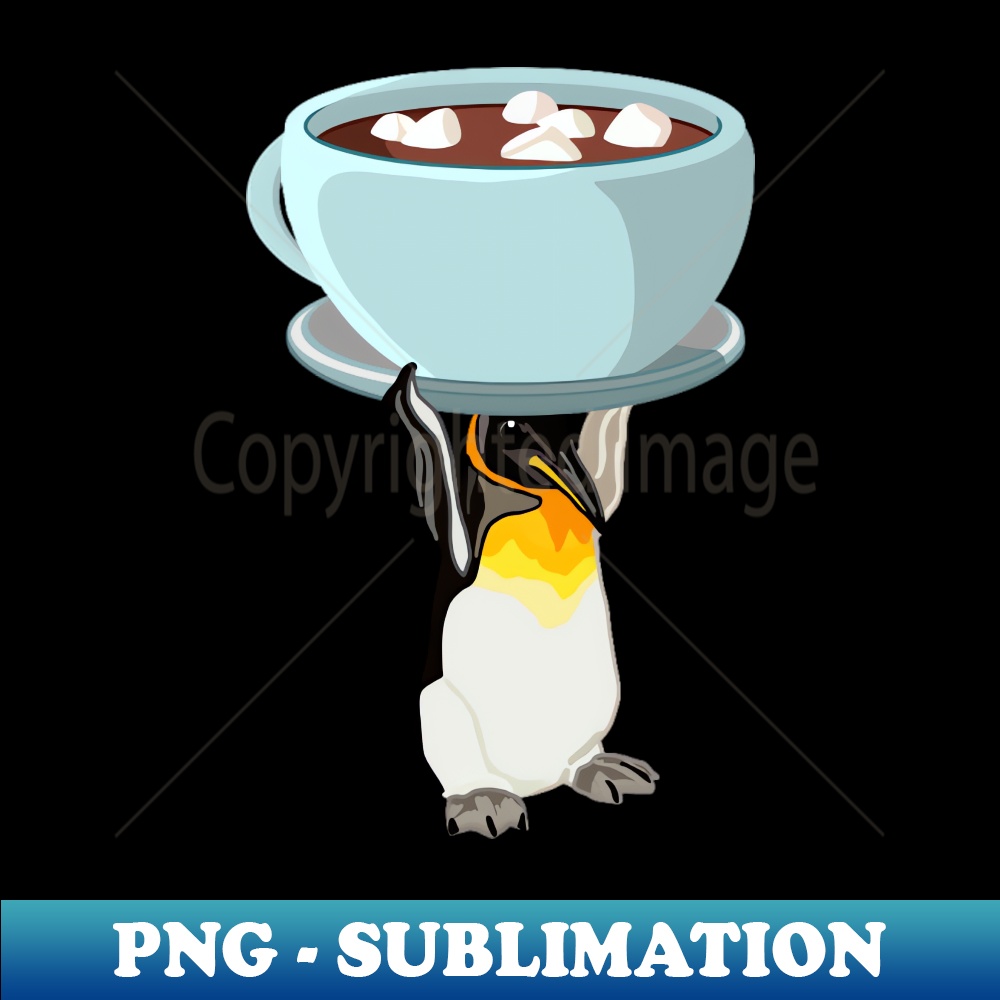 Penguin Cocoa - Modern Sublimation PNG File - Bring Your Des | Inspire ...