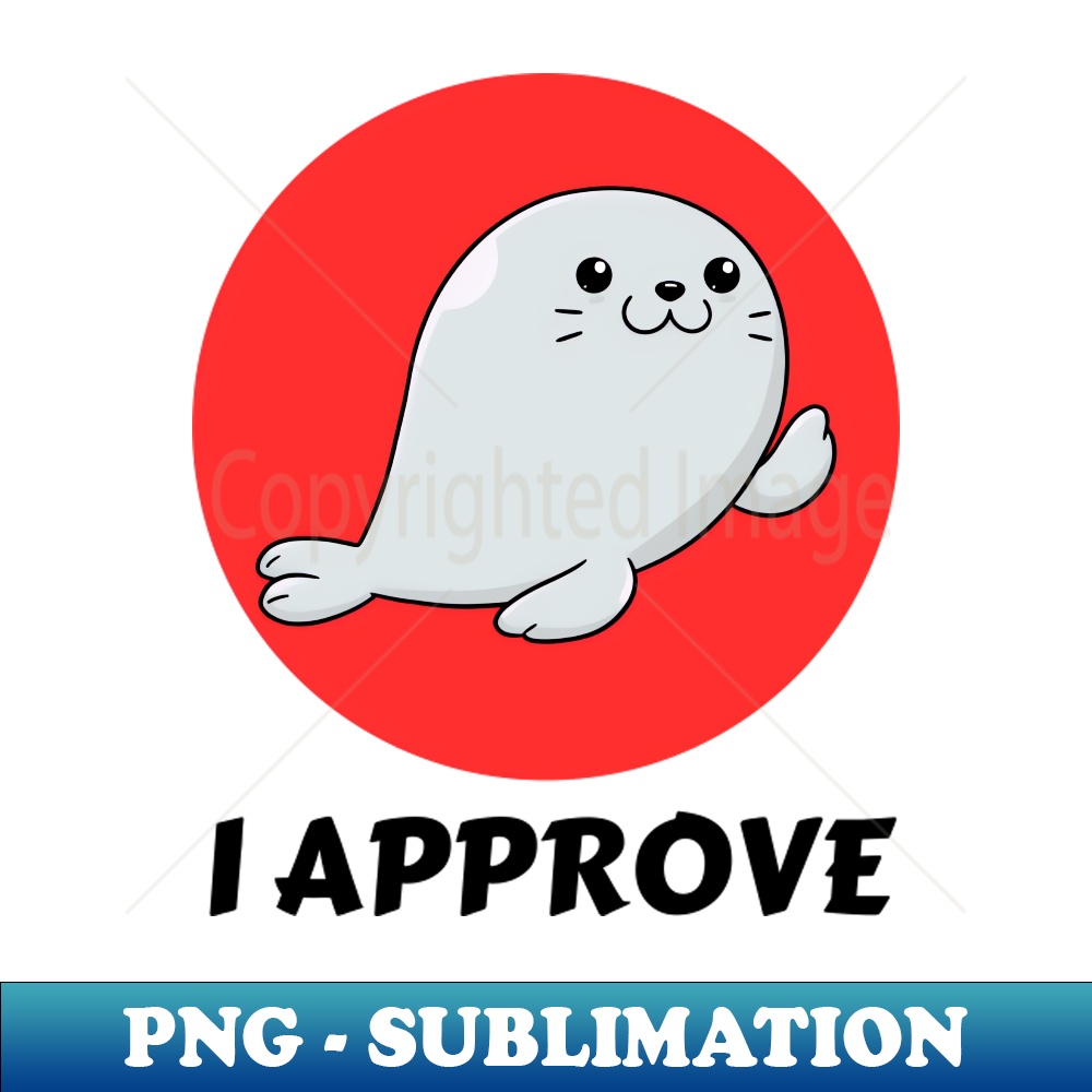 Seal Of Approval Cute Seal Pun - PNG Transparent Digital Do - Inspire ...