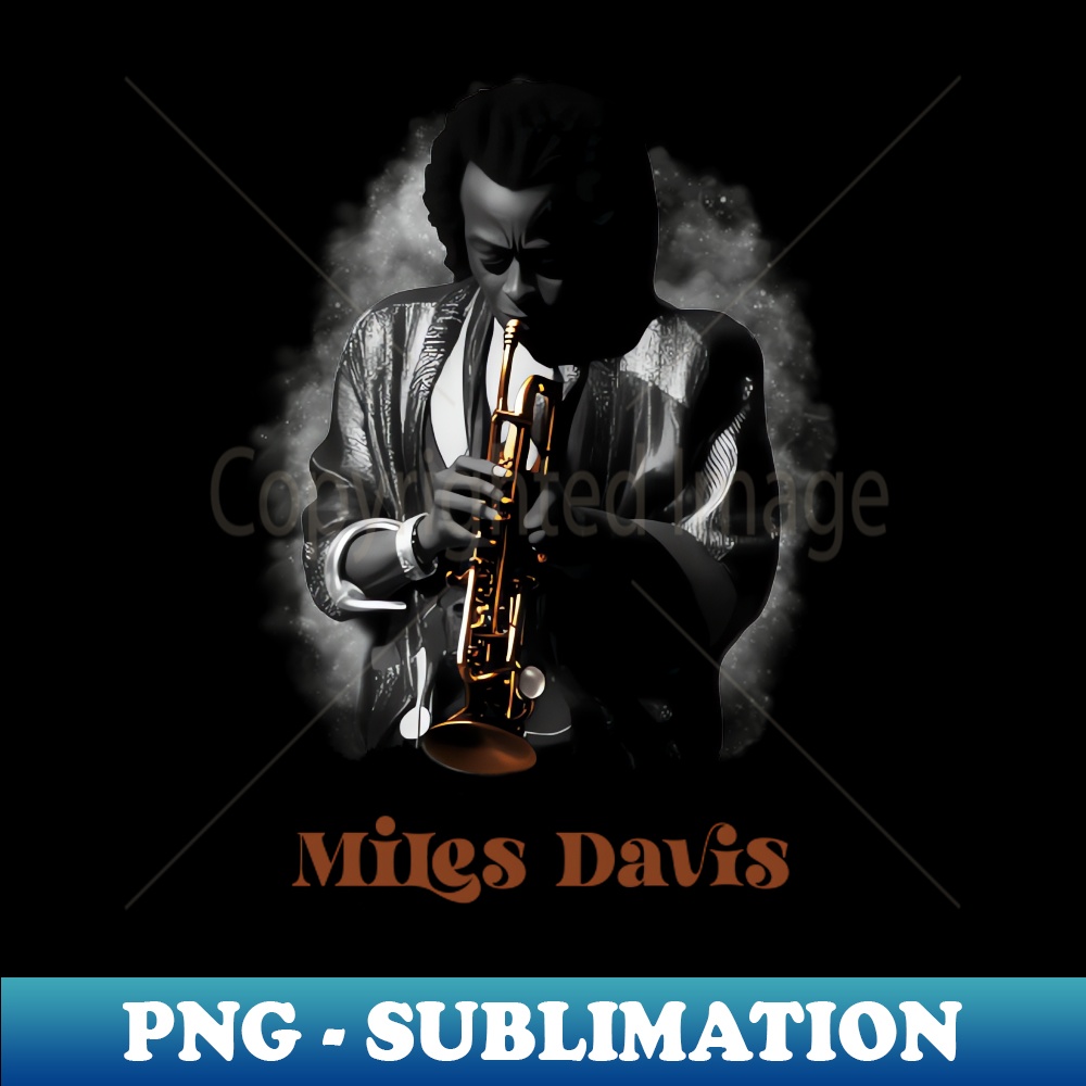 The Man Miles Davis - PNG Transparent Sublimation Design - B | Inspire ...