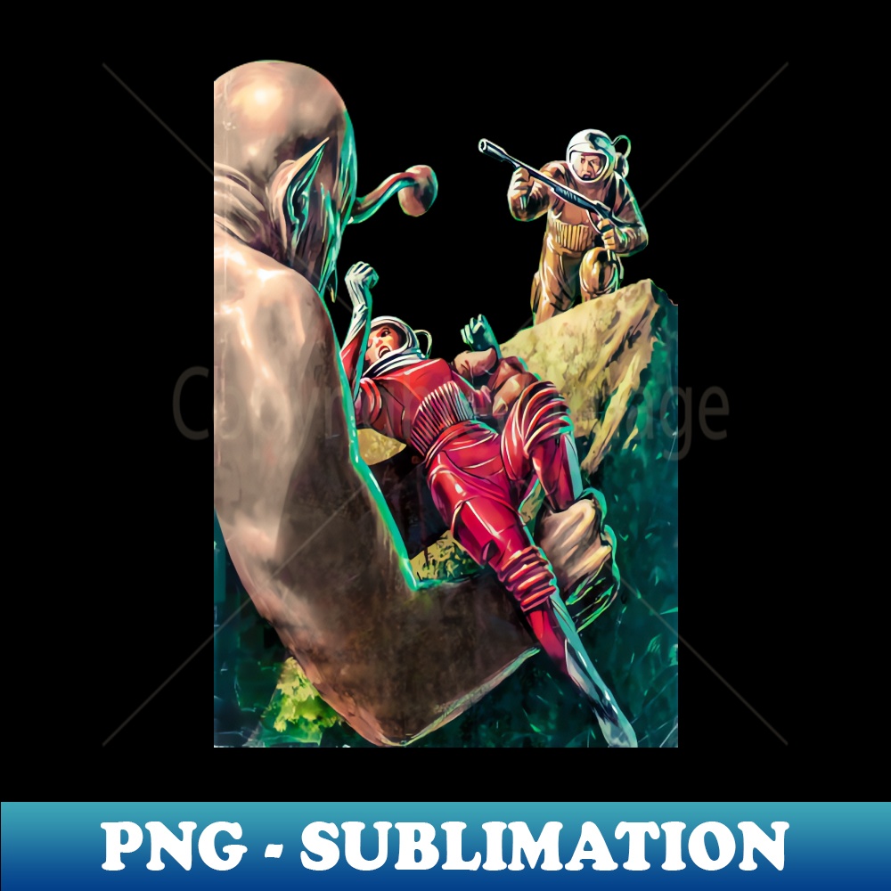 Woman Astronaut Moon Another Planet Giant Monster Alien Extr | Inspire ...