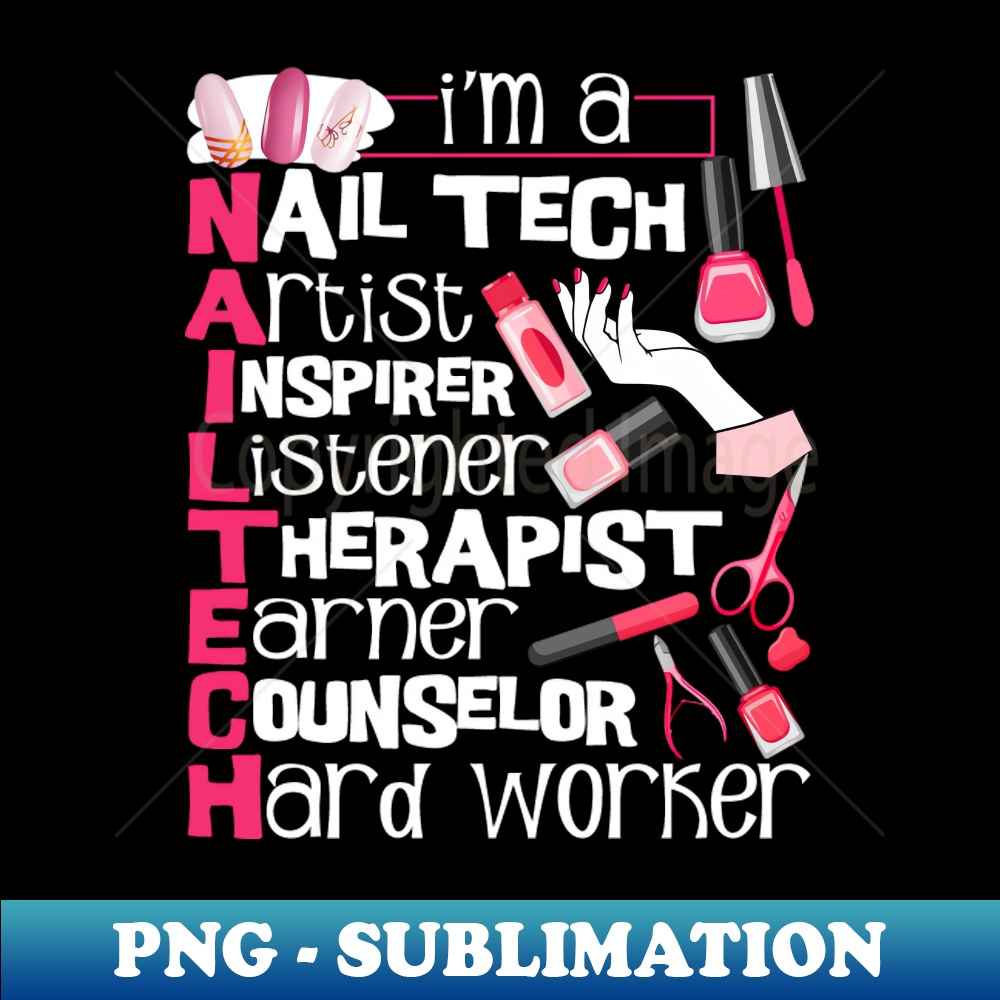 Nail Tech Nail Manicurist Nail Salon - Modern Sublimation PN | Inspire ...