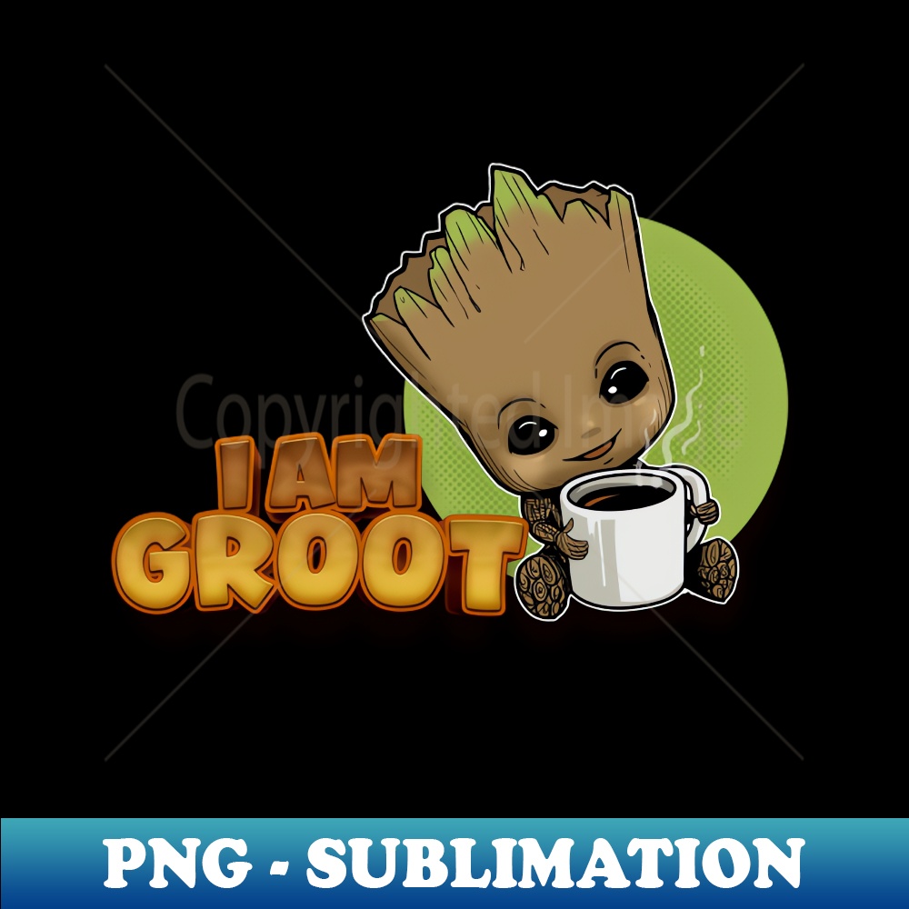 I AM GROOT - PNG Transparent Digital Download File for Subli - Inspire ...