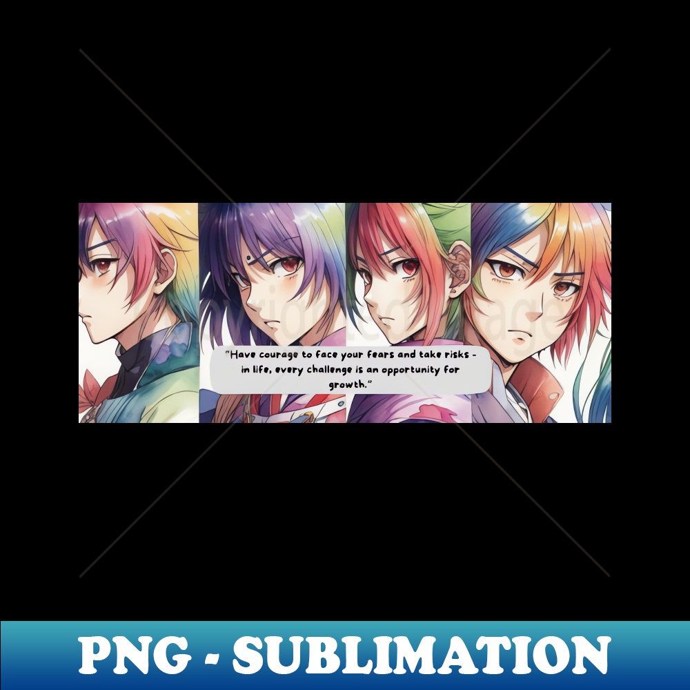 Anime Inspired Art - Life Lessons - Digital Sublimation Down | Inspire ...