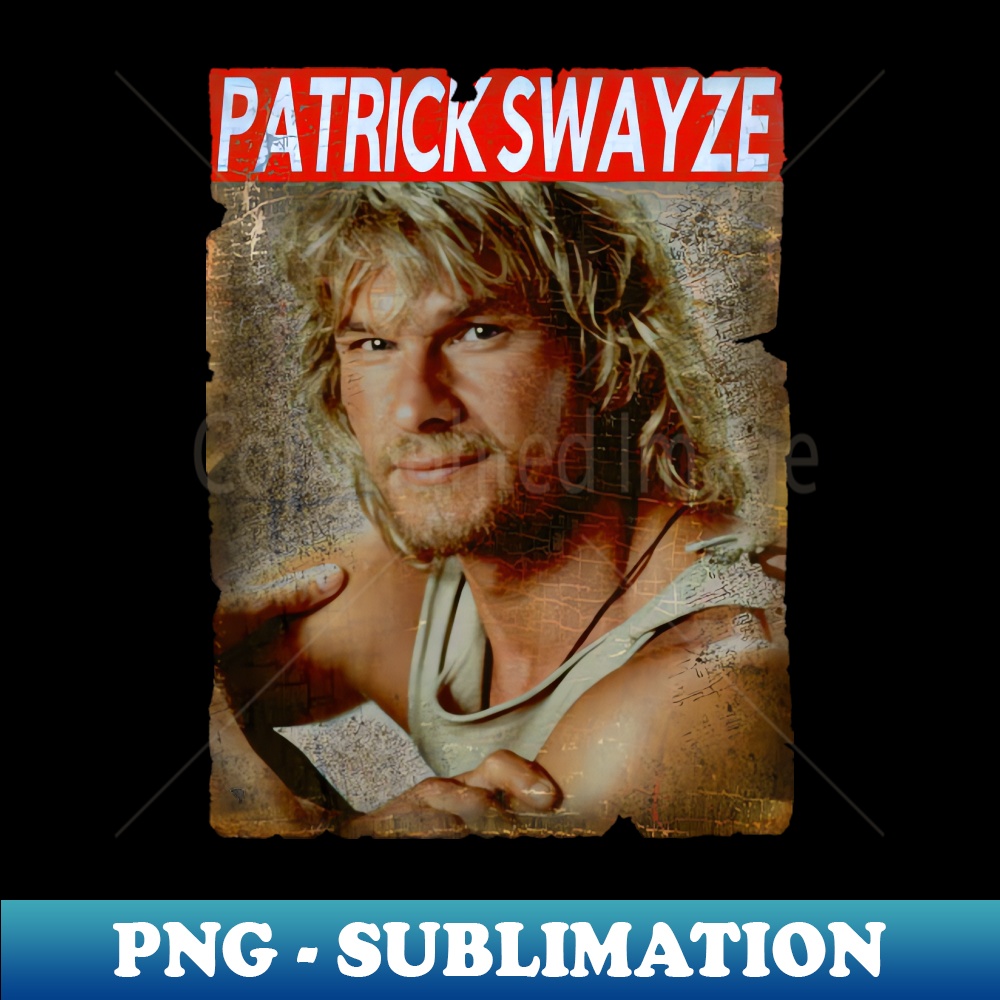 Patrick Swayze 90s Styled Vintage - Creative Sublimation P | Inspire Uplift