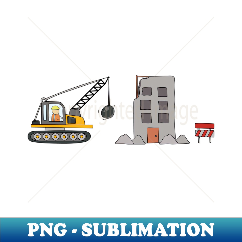 kids drawing construction site with demolition truck and wre | Inspire ...