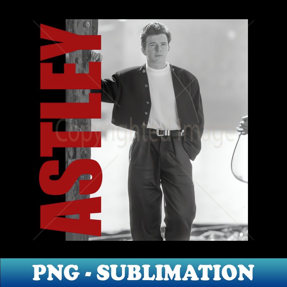 Rick Astley Rick Astley Retro Aesthetic Fan Art 80s - PNG - Inspire Uplift