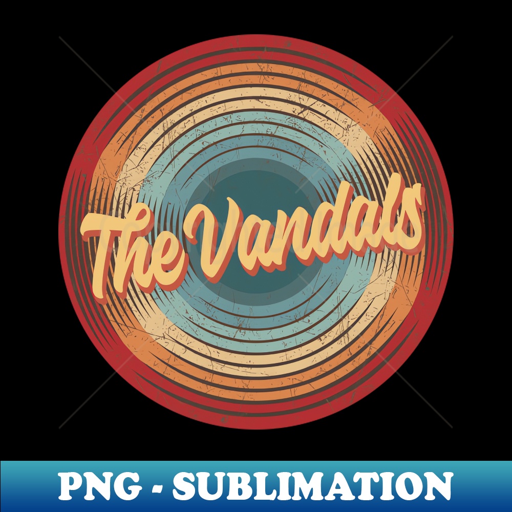 The Vandals Vintage Circle - PNG Transparent Sublimation Fil | Inspire ...