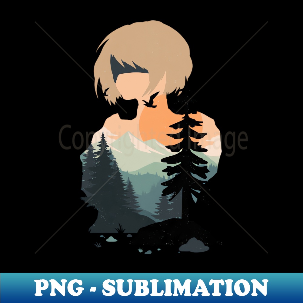 Yorha 2B - PNG Transparent Sublimation Design - Instantly Tr | Inspire ...