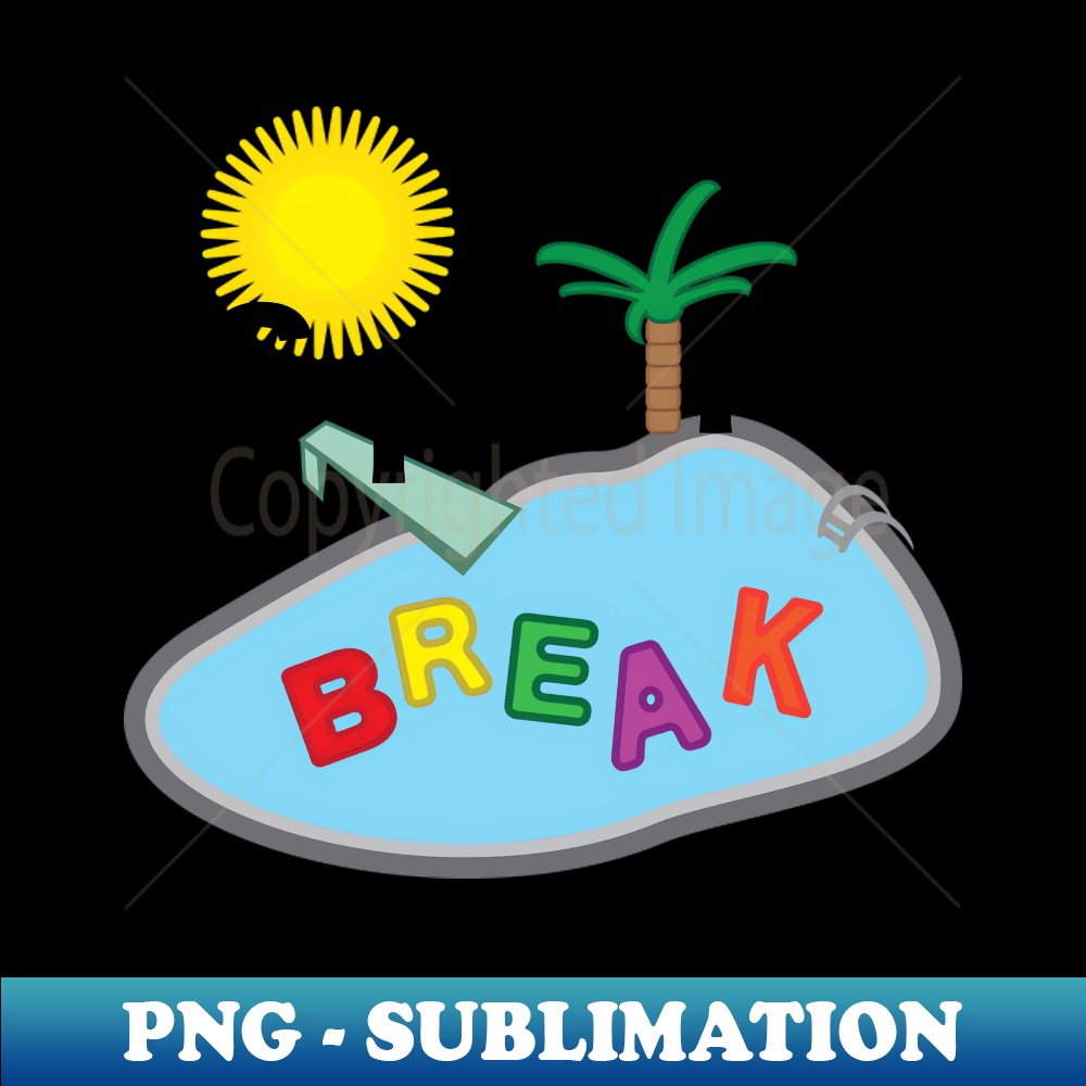 Spring Break - High-Resolution PNG Sublimation File - Revolu - Inspire ...
