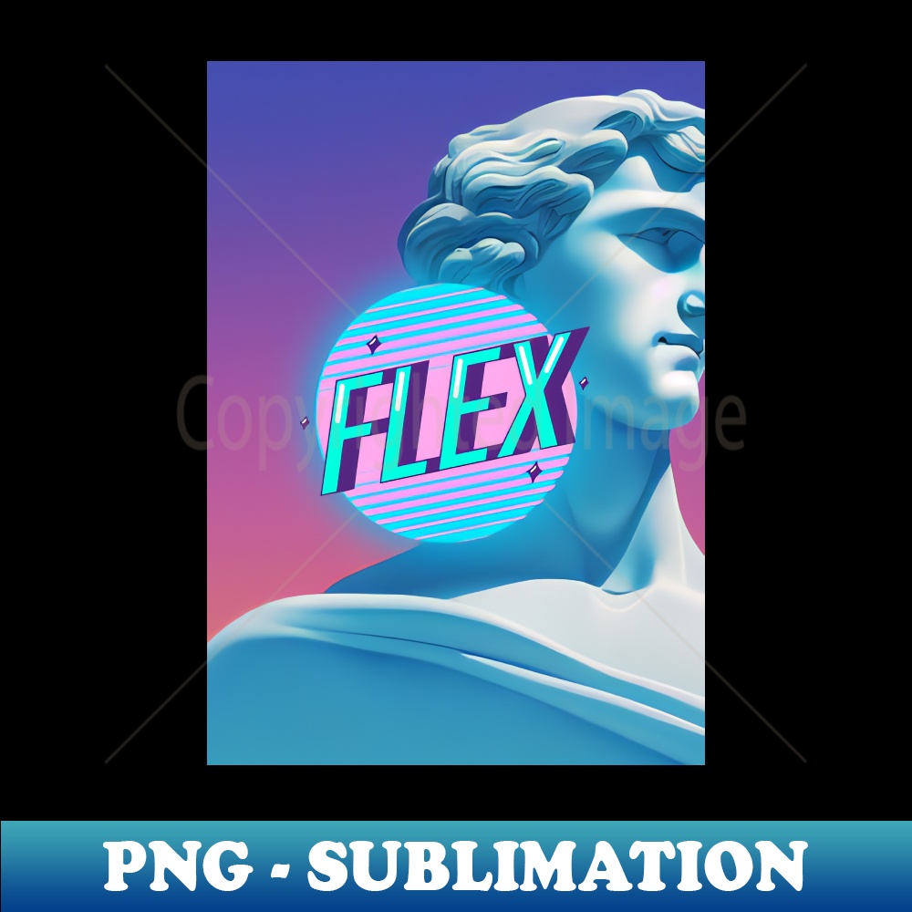 Vaporwave sculpture aesthetic flex - Modern Sublimation PNG | Inspire ...