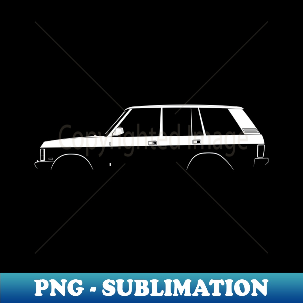 Range Rover 1986 Silhouette - Trendy Sublimation Digital Dow - Inspire ...