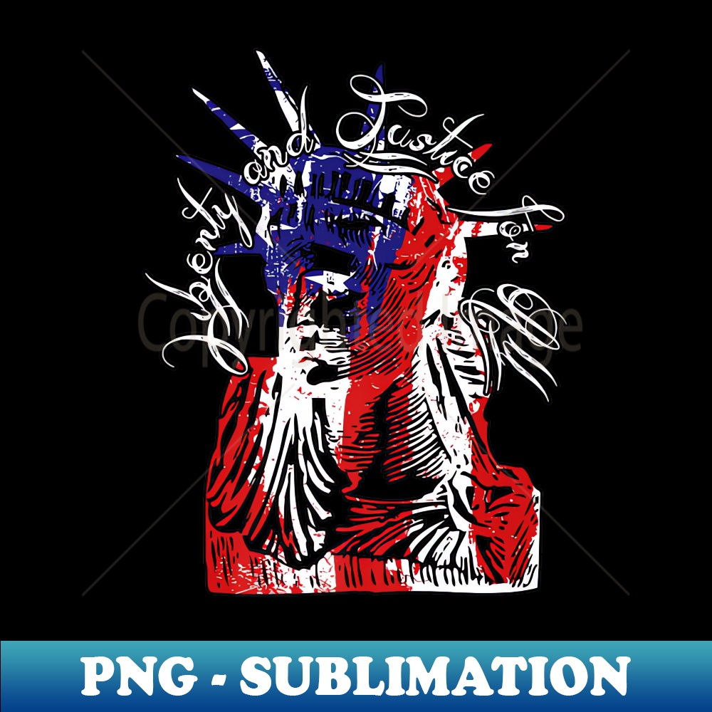 Lady Liberty Patriot - Signature Sublimation PNG File - Stun | Inspire ...