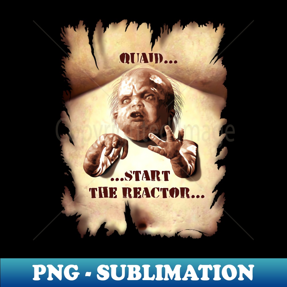 Total Recall 1990 Kuato QUAIDSTART THE REACTOR - Retro PNG S | Inspire ...