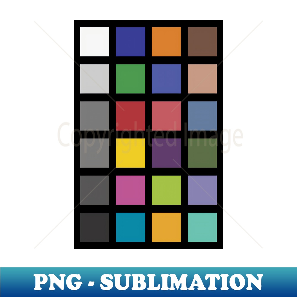 Color Chart Squares - Digital Sublimation Download File - In - Inspire ...