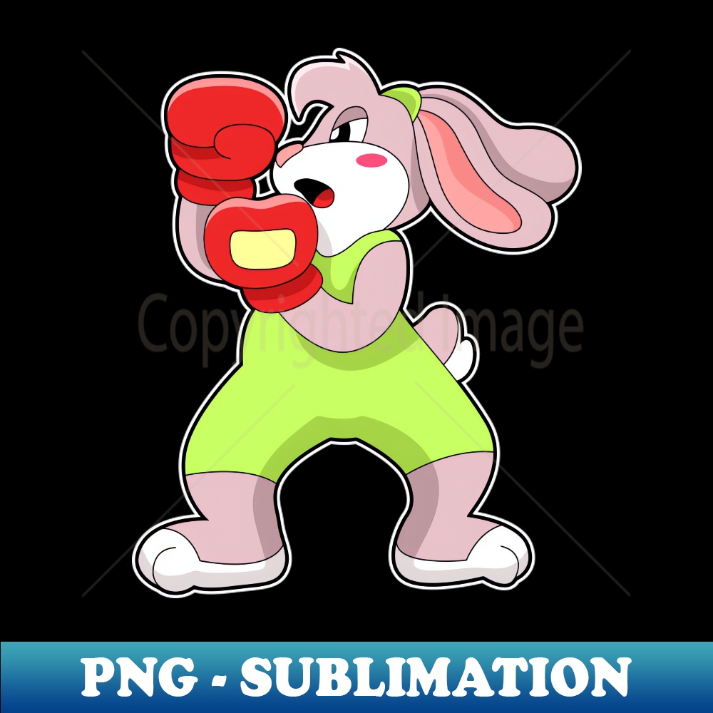Rabbit at Boxing with Boxing gloves - Professional Sublimati - Inspire ...