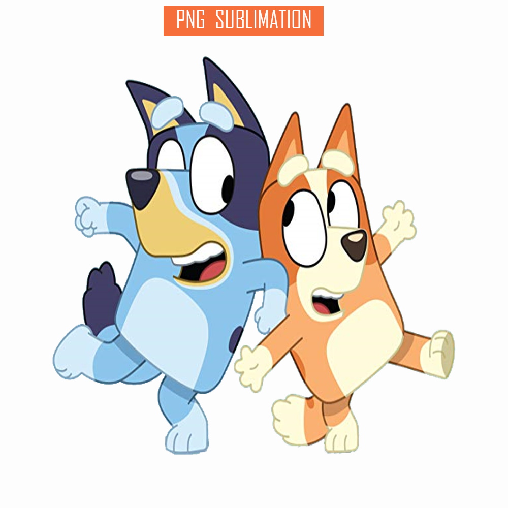 Bluey and bingo png | Inspire Uplift