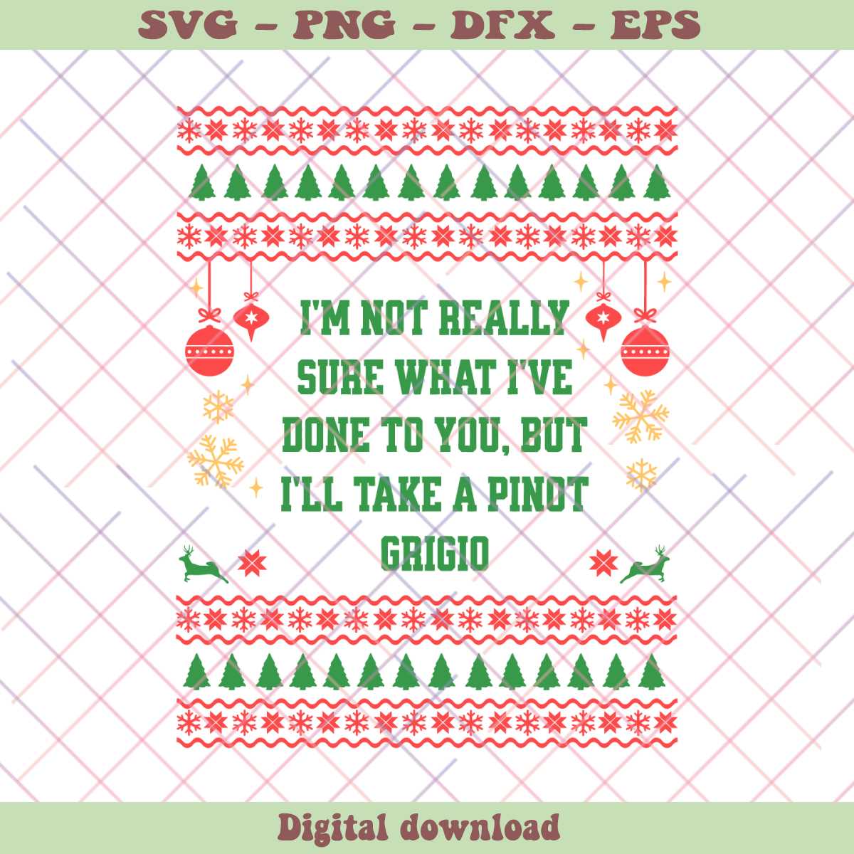 Vanderpump Rules Christmas Im Not Really Sure SVG File | Inspire Uplift