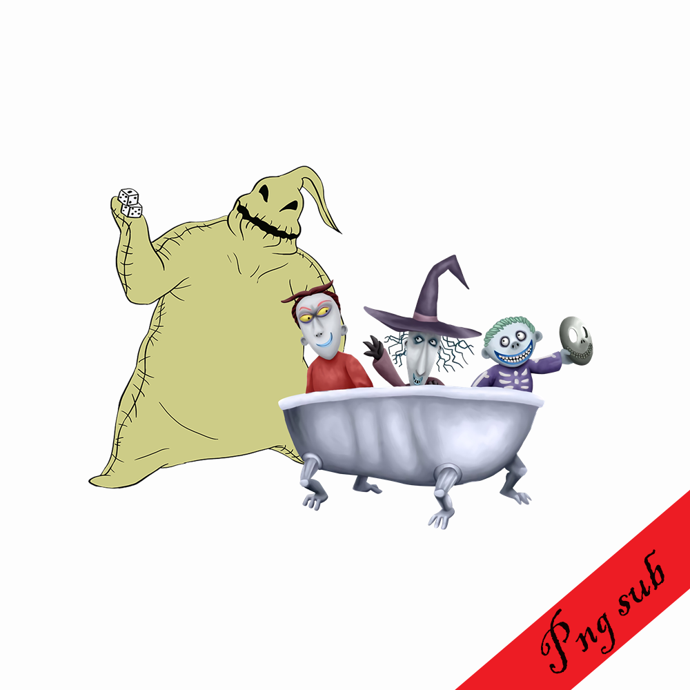 Oogie boogie, lock, shock and barrel png - Inspire Uplift