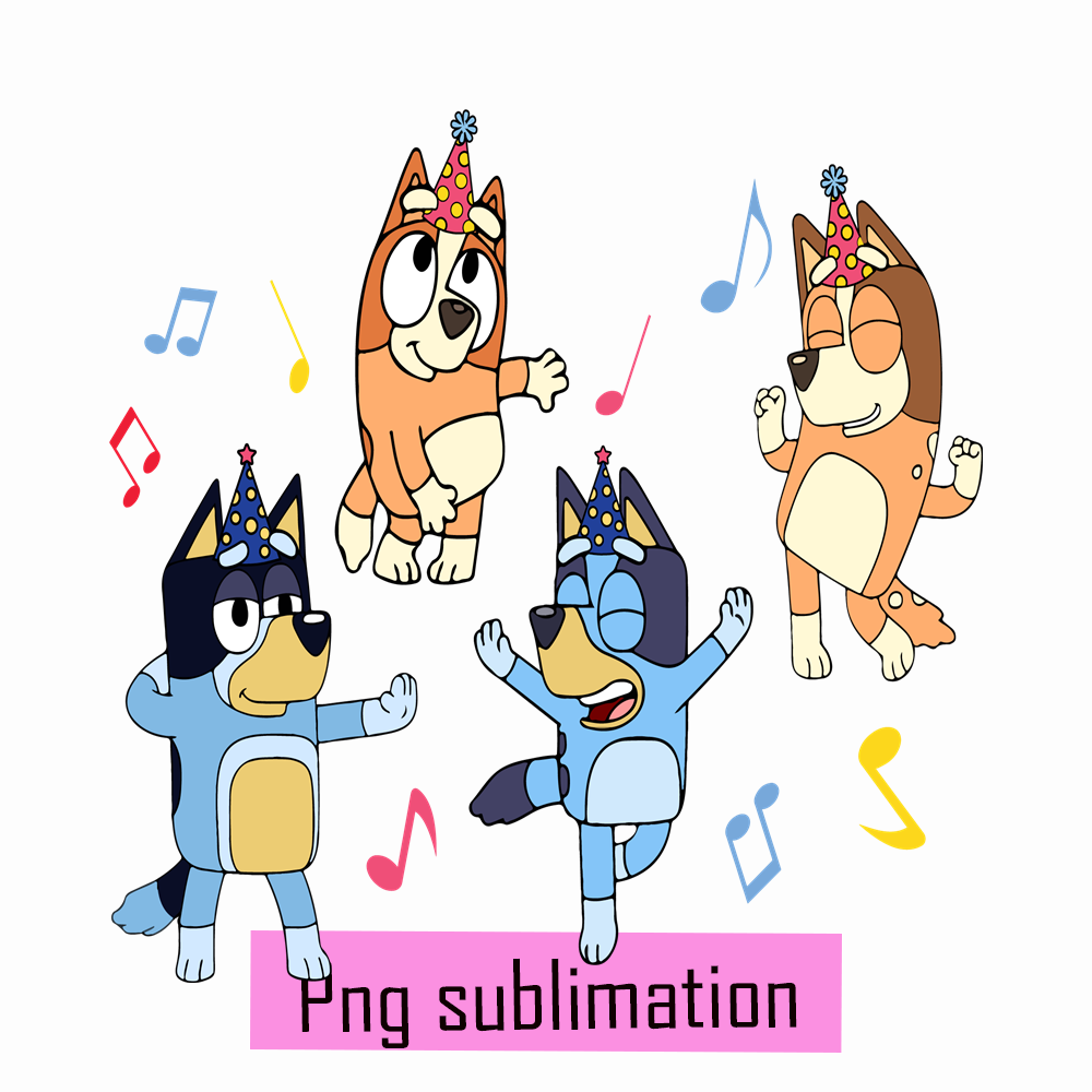 Bluey family svg | Inspire Uplift