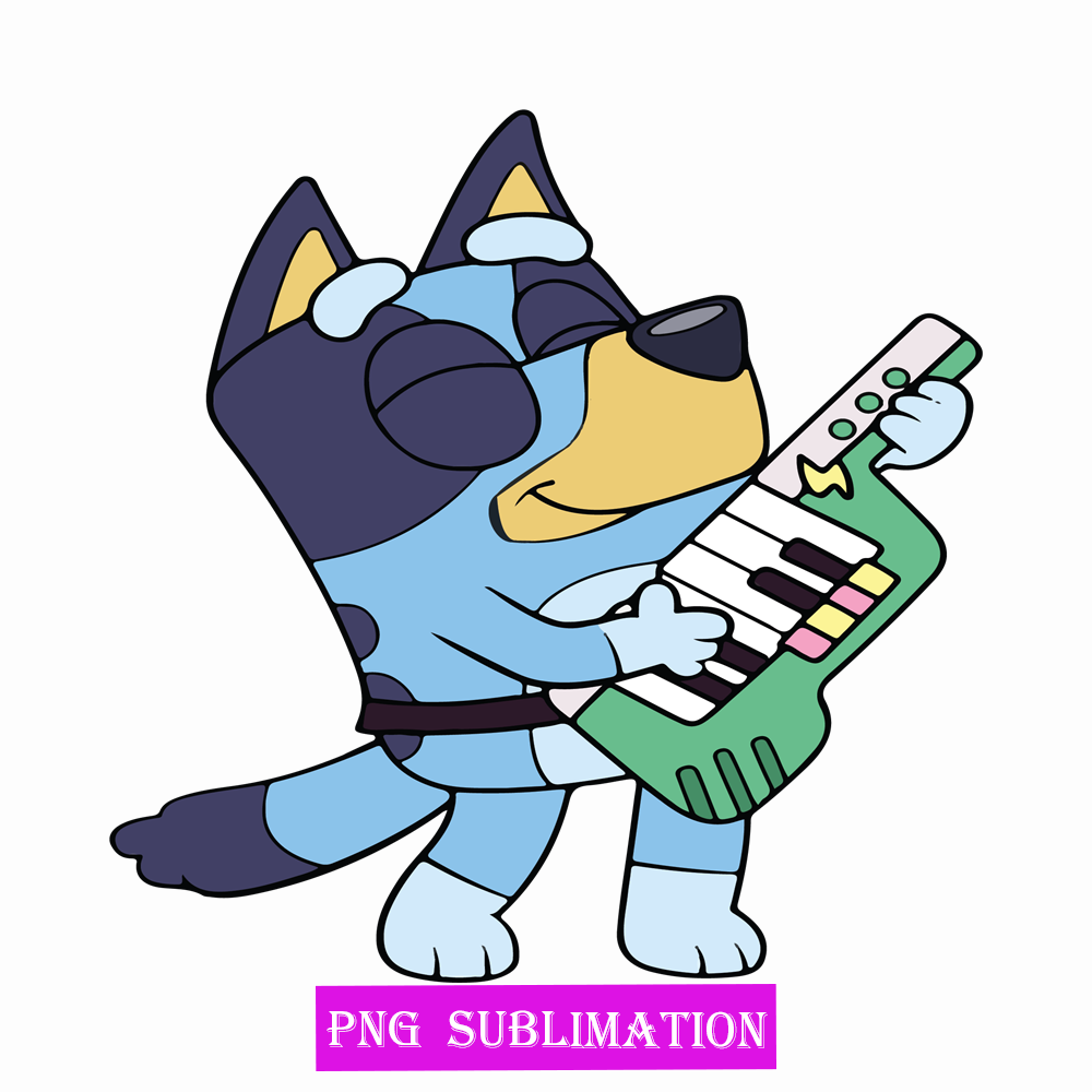 Bluey guitar svg | Inspire Uplift