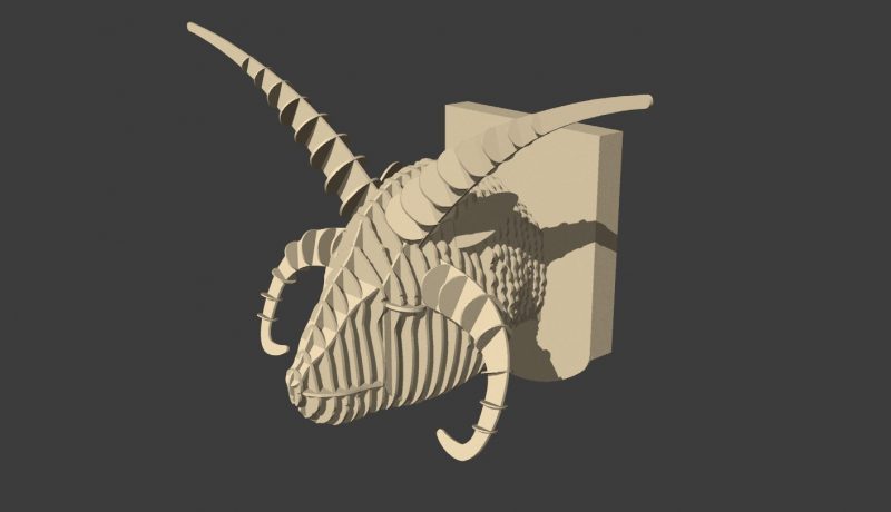 Digital Template Cnc Router Files Cnc Goat's Head Files for - Inspire ...