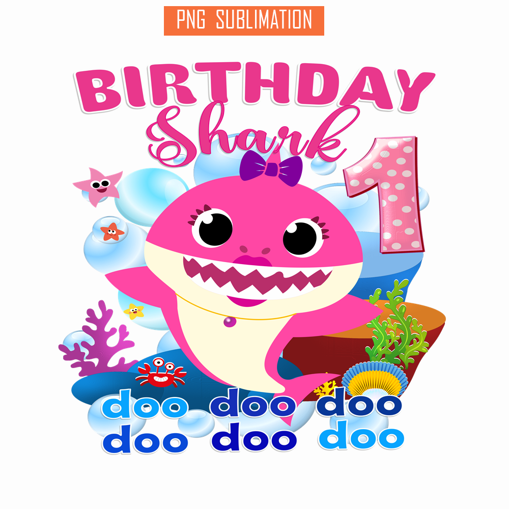 Birthday shark png - Inspire Uplift