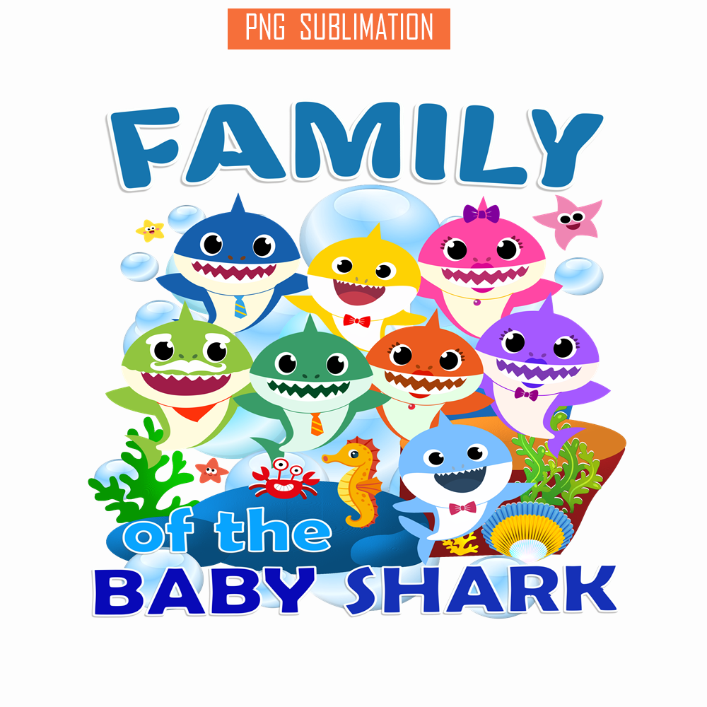 Family of the baby shark png - Inspire Uplift