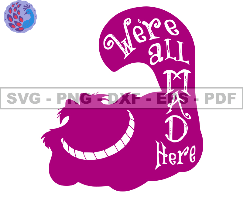 Cheshire Cat Svg, Cheshire Png, Cartoon Customs SVG, EPS, PN - Inspire ...