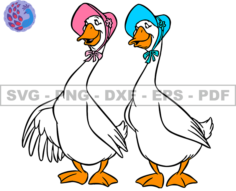 Abigail and Amelia Svg, Cartoon Customs SVG, EPS, PNG, DXF 1 | Inspire ...