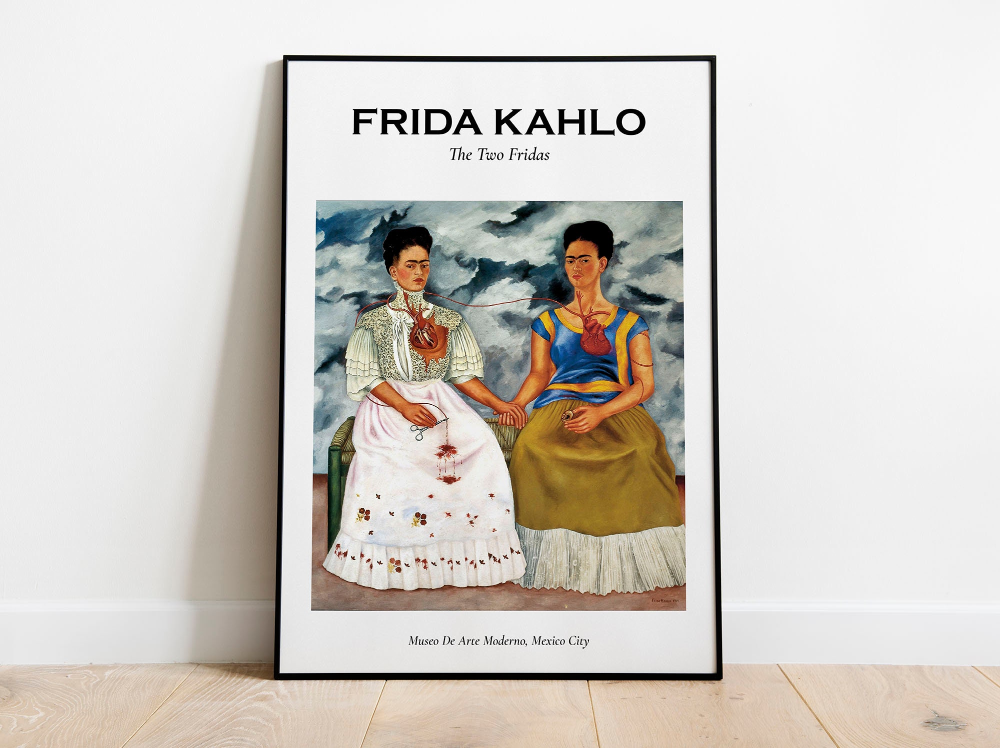 Frida Kahlo - The Two Fridas Exhibition Poster, Vintage Home - Inspire ...