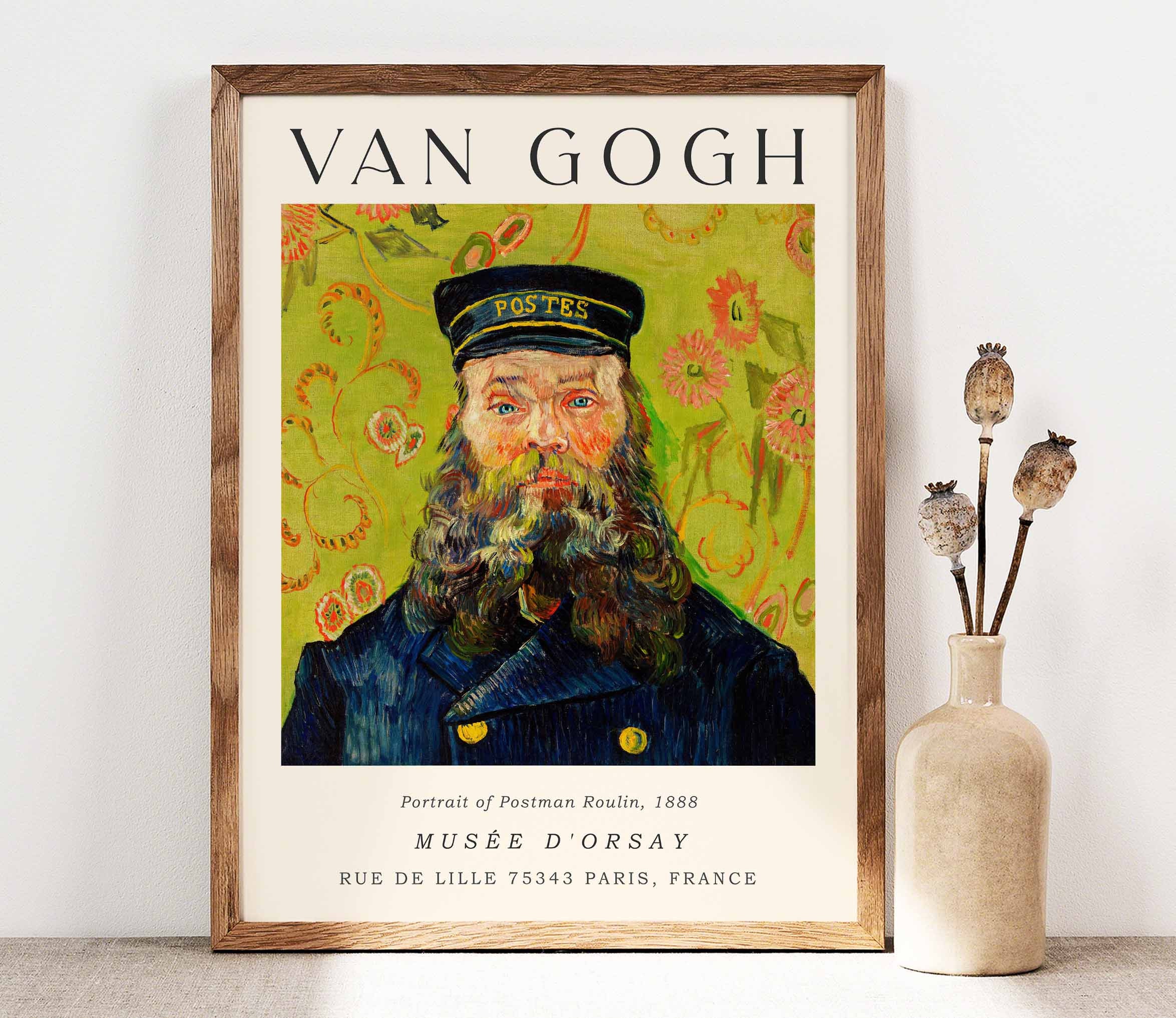 Vincent Van Gogh Poster, Van Gogh Portrait Print, The Postma | Inspire ...