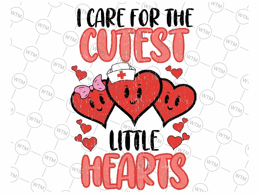 Care For Cutest Little Hearts Nurse Valentines Day Nursing S | Inspire ...