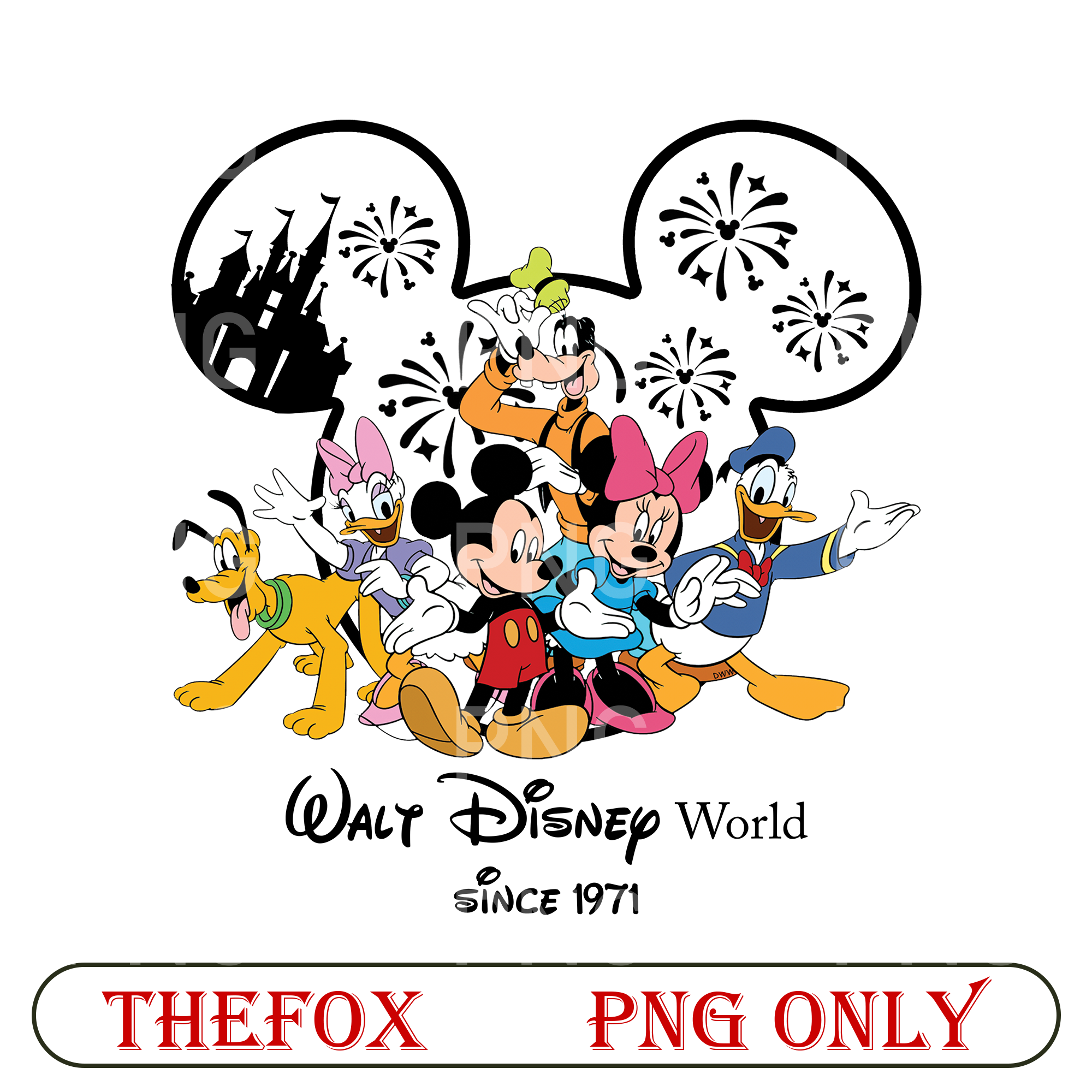 Funny Walt Disney World PNG, Disney World Retro PNG, Walt Di | Inspire ...