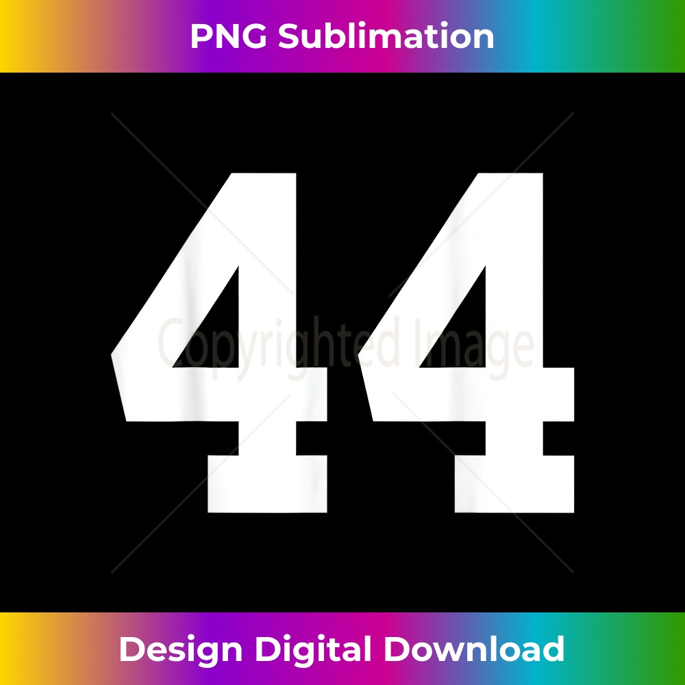 #44 Sports Jersey Number T- for Team Fan Player Coach - Cont | Inspire ...