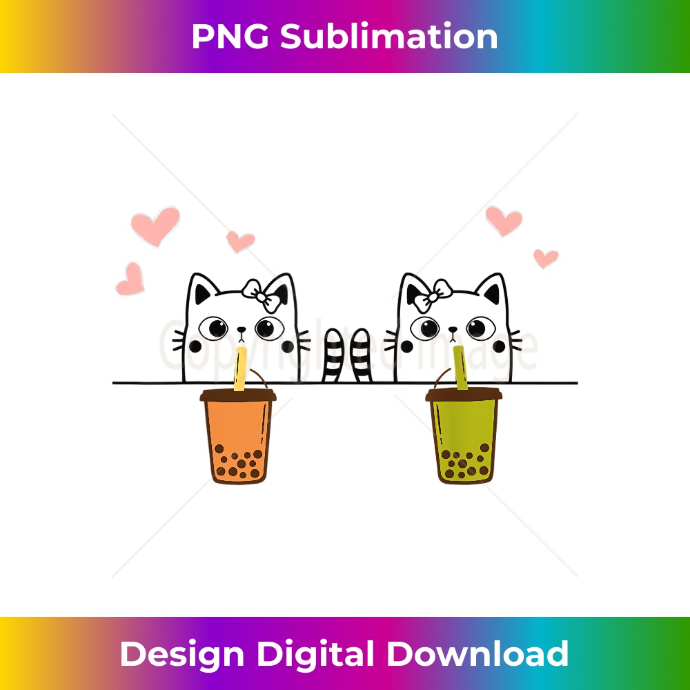 Japanese Anime Cat Boba Tea Bubble Tea Anime Kawaii Neko - E | Inspire ...