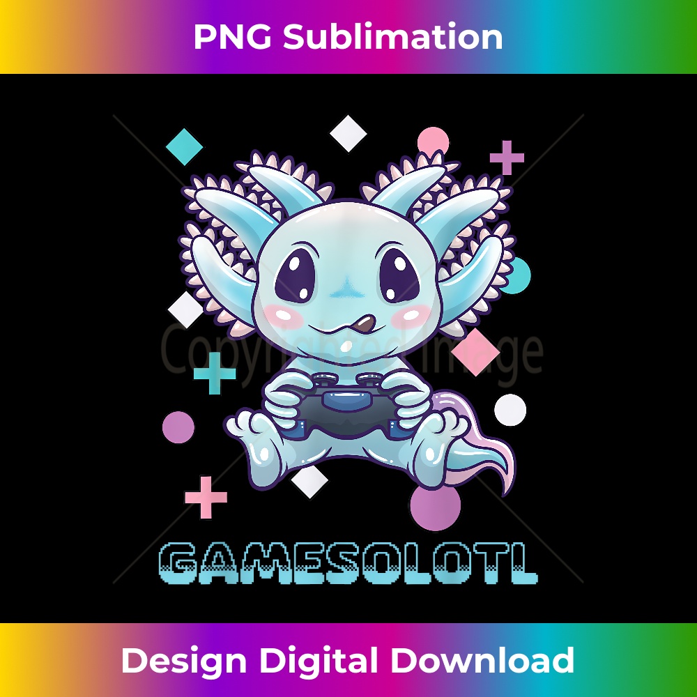 Kawaii Gamer Gamer Gifts Axolotl Axolotl - Classic Sublimati | Inspire ...