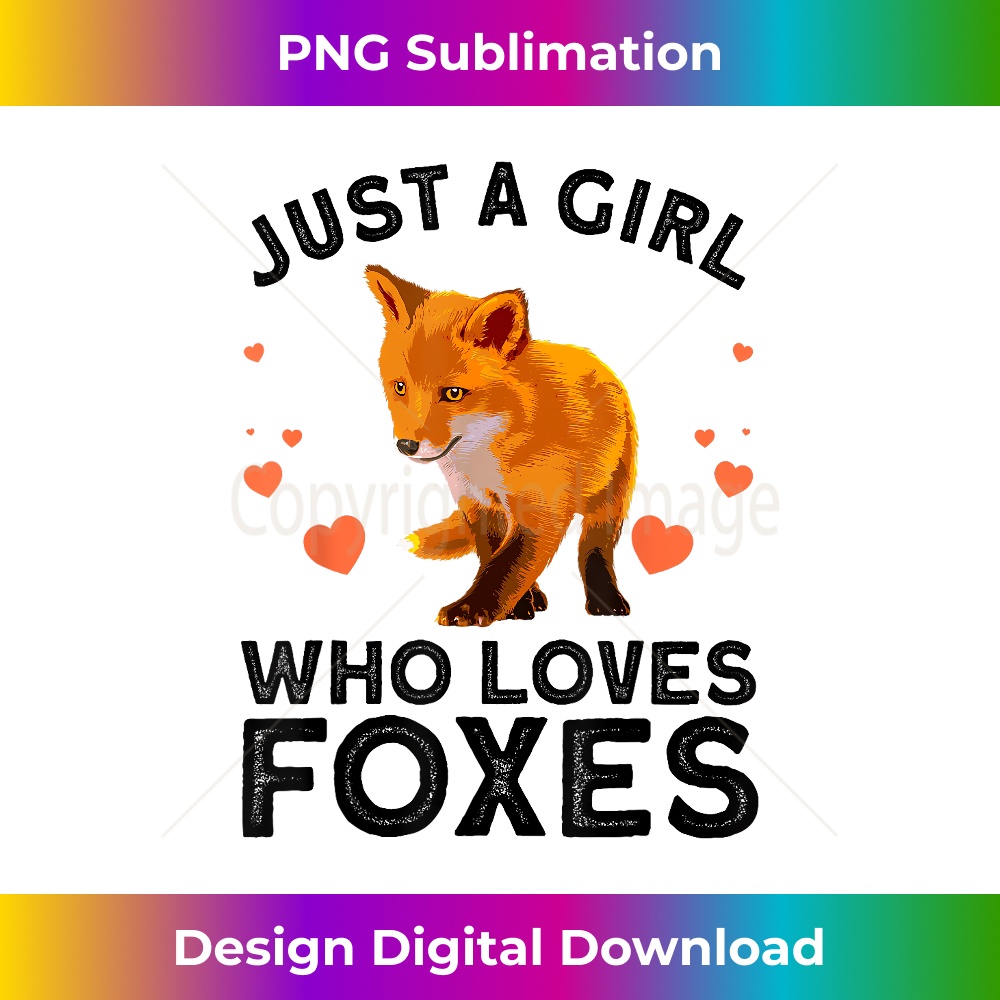 Cute Fox Design For Women Girls Vulpes Animal Fox Lovers - I - Inspire ...