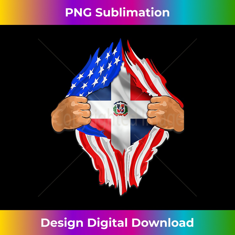 Dominican Blood Inside Me Dominican Republic Flag Tank To - | Inspire ...