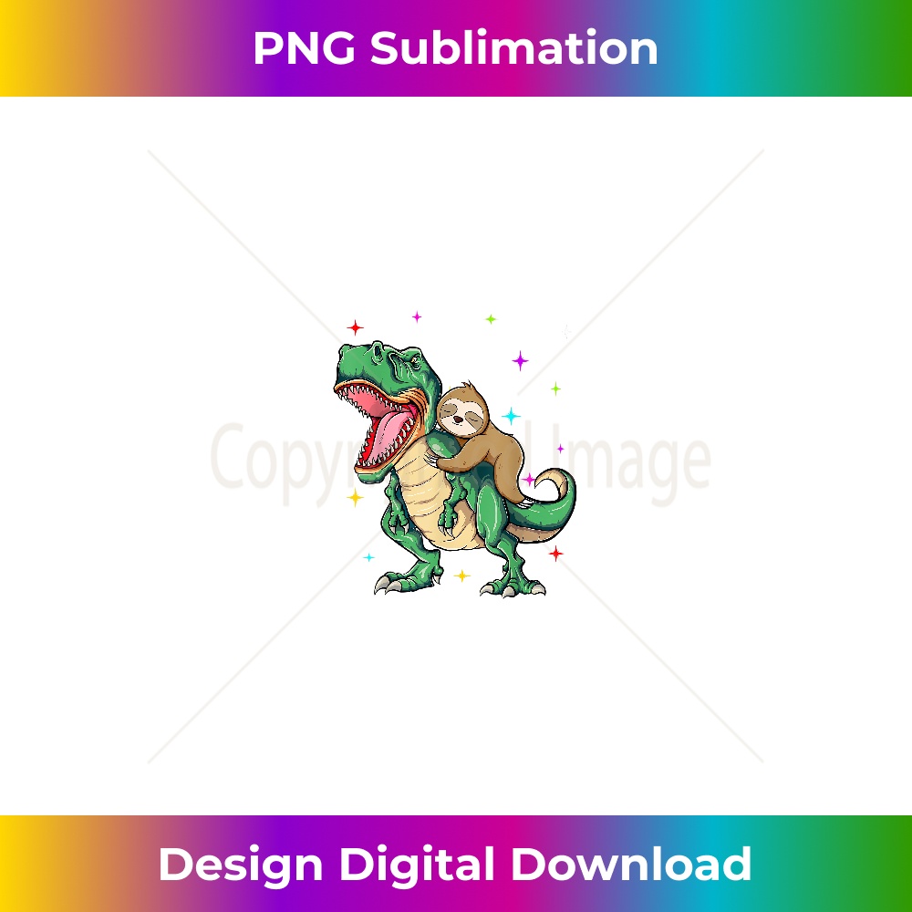 Funny Sloth Riding a T-Rex Dinosaur - Innovative PNG Sublima - Inspire ...