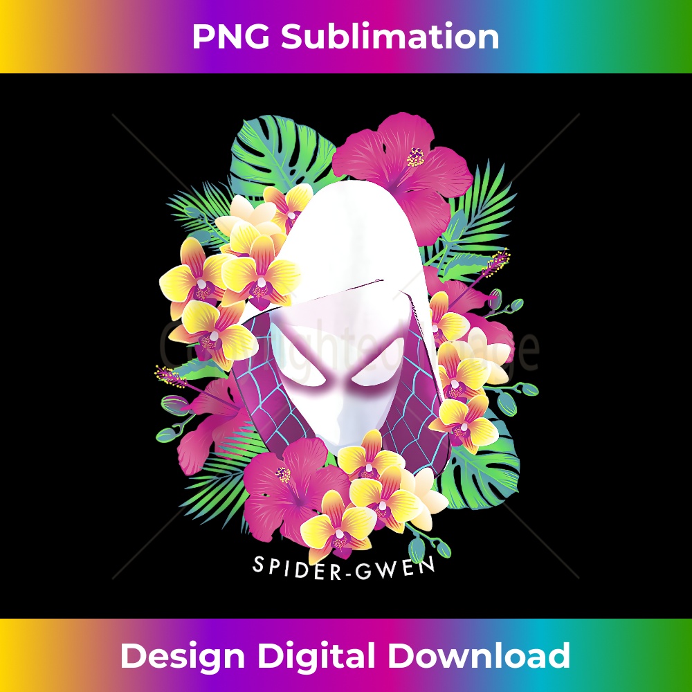 Marvel Spider-Man Spider-Gwen Tropical Portrait Tank To - Fu - Inspire ...