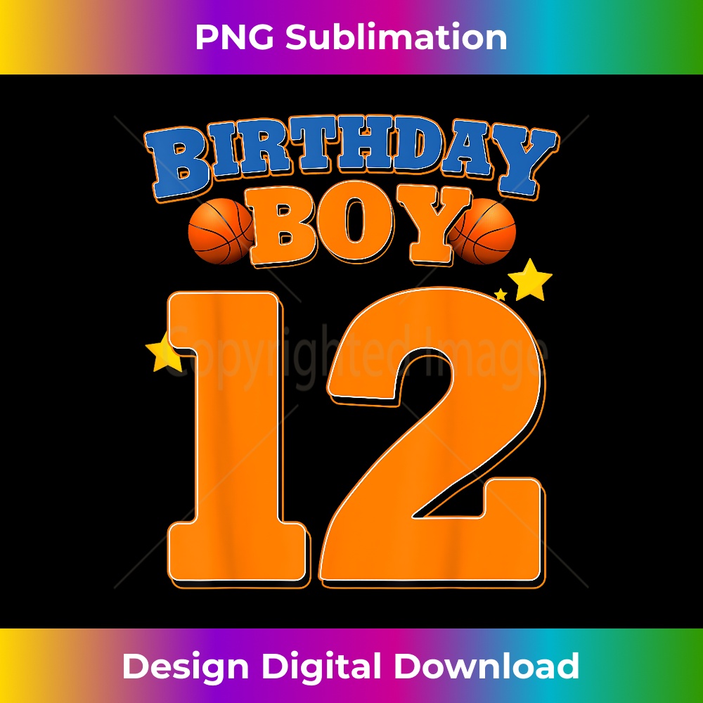 12th Birthday Boy Basketball 12 Years Old Kids Gift - Deluxe | Inspire ...