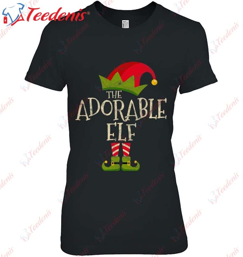 Easy The Adorable Elf Costume Group Gift Christmas T-Shirt, | Inspire ...