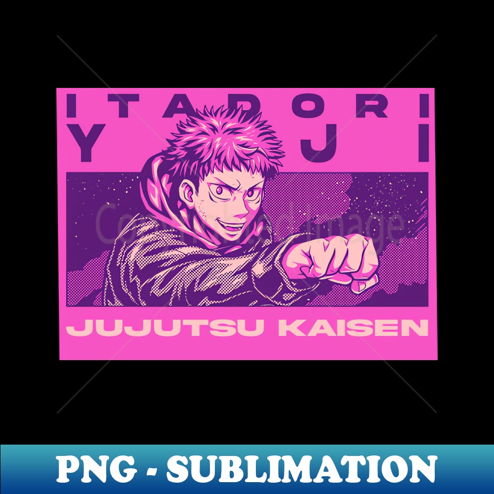 Itadori Yuji Artwork - PNG Transparent Digital Download File | Inspire ...