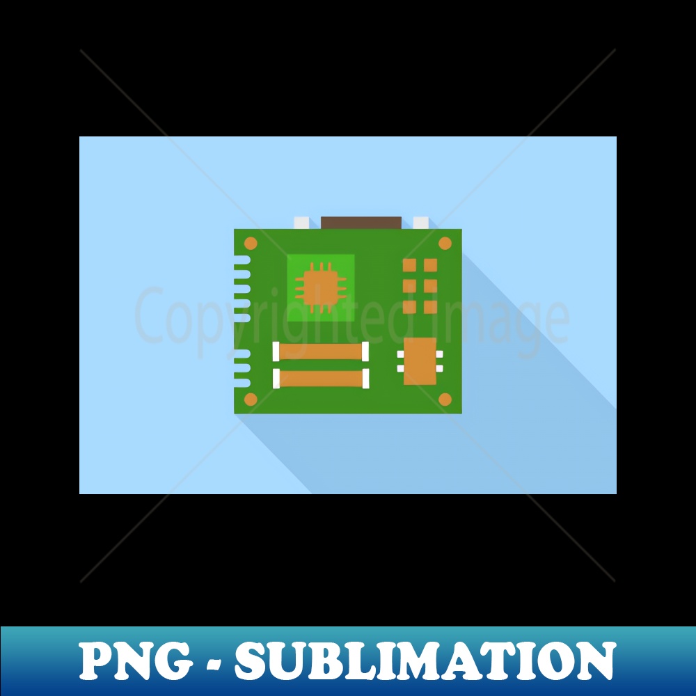 Cartoon Chipset Processor - Aesthetic Sublimation Digital Fi - Inspire ...