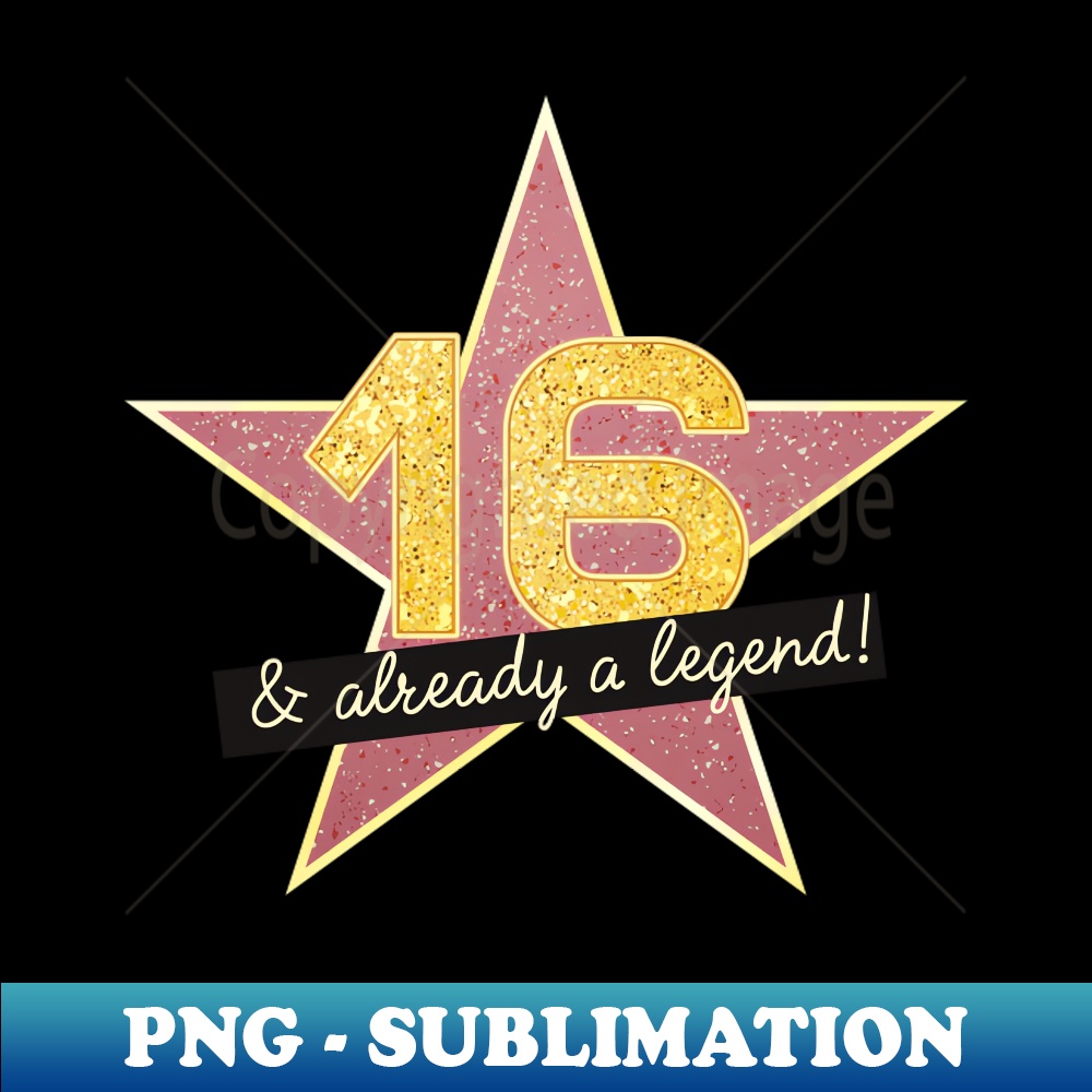 16th Birthday Gifts - 16 Years old Already a Legend - Signa | Inspire ...