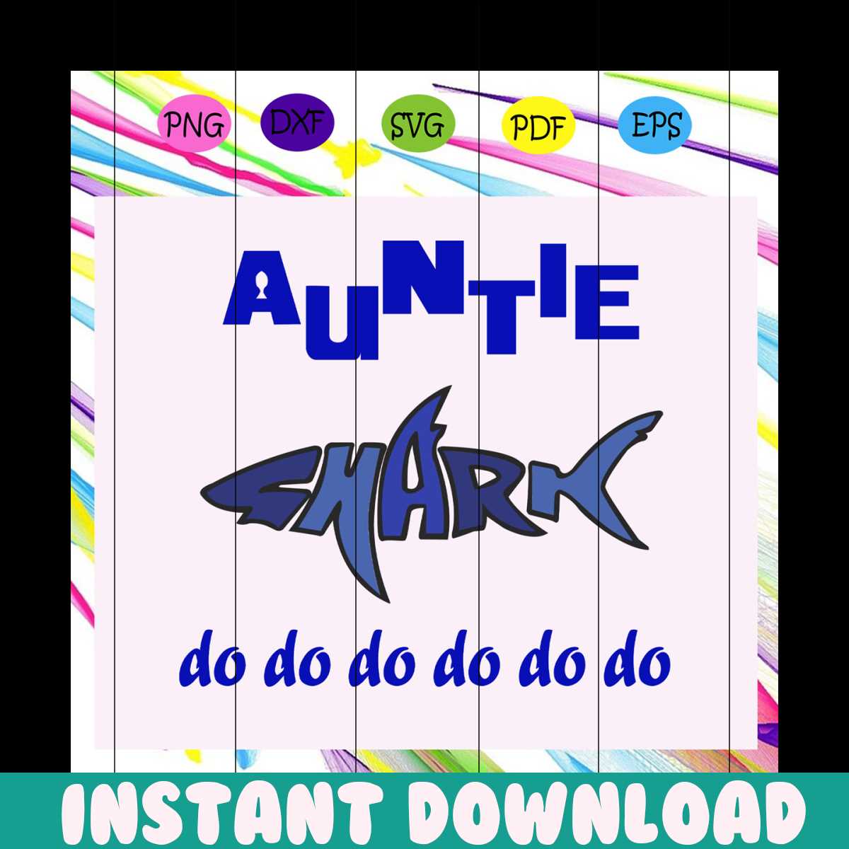 Auntie shark do do do, auntie, auntie svg, auntie gift, aunt | Inspire ...