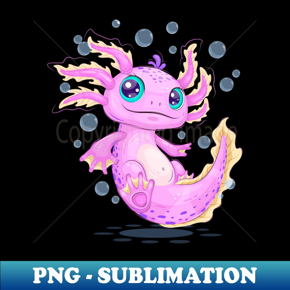 Cartoon Axolotl | Inspire Uplift