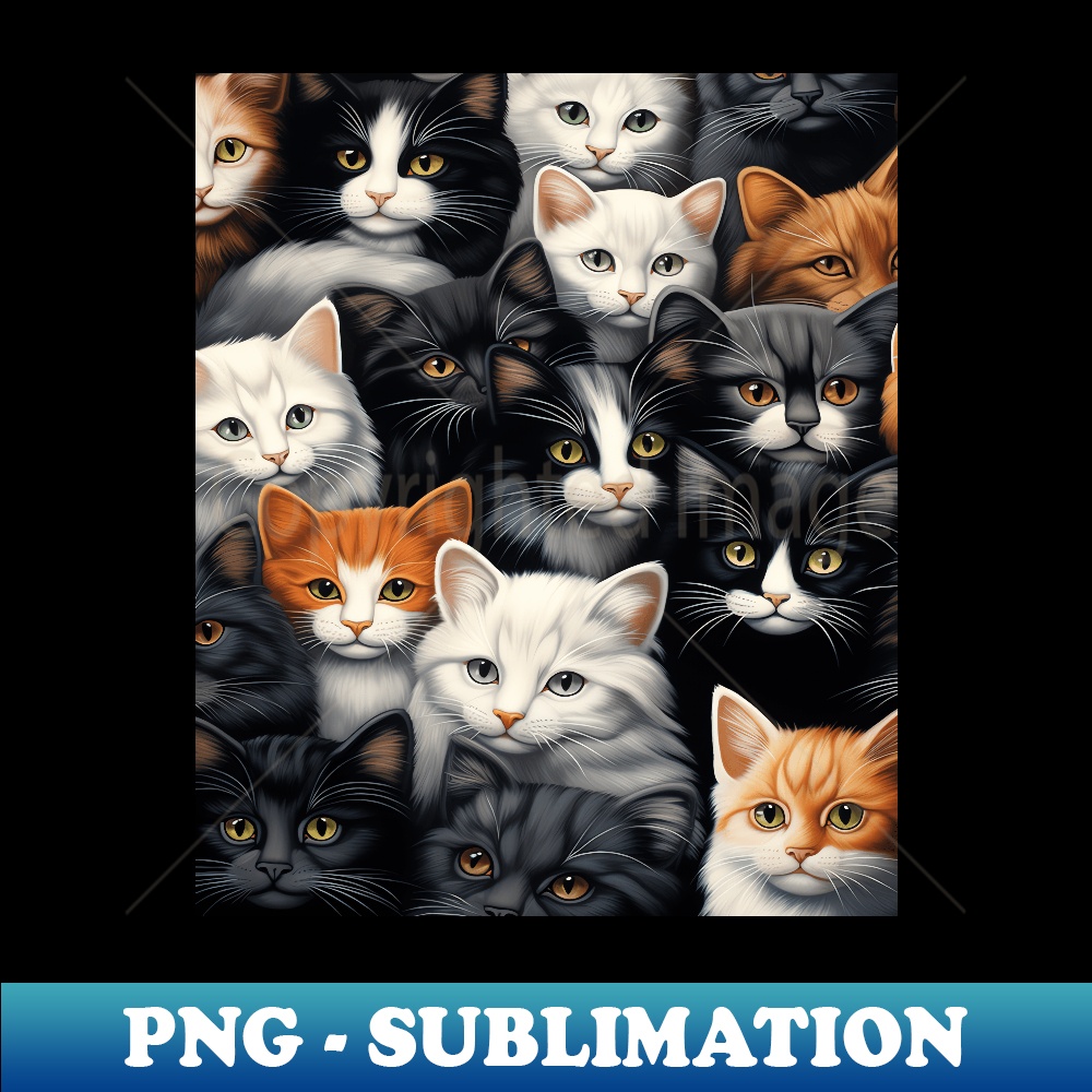 Funny Cat many cats Cute Kawaii Cat Cute eyes many kittens - - Inspire ...