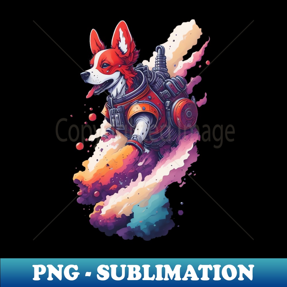 a robot dog with a jetpack - Creative Sublimation PNG Downlo | Inspire ...