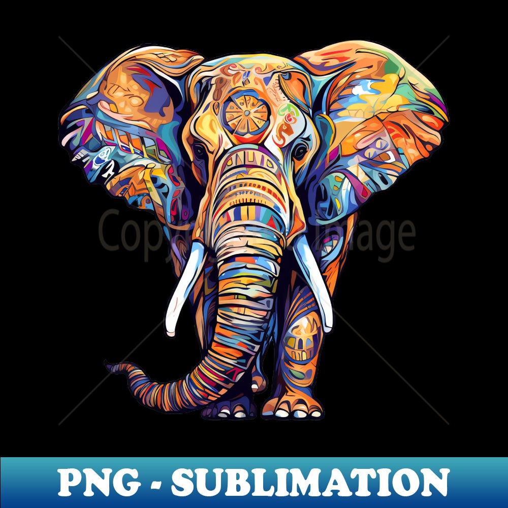 Elephant colorful - PNG Sublimation Digital Download - Insta | Inspire ...